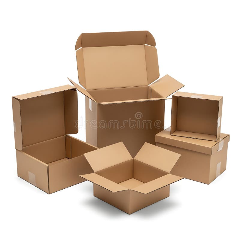 Closed Cardboard Shipping Boxes Stock Illustrations – 5,545 Closed ...