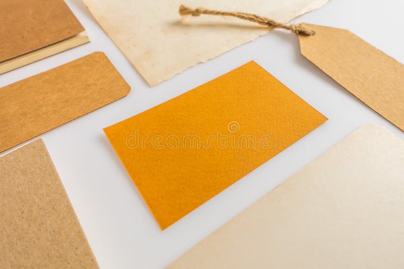 Collection of Various Paper, Cardboard, Tag, Card and Book with Stock ...
