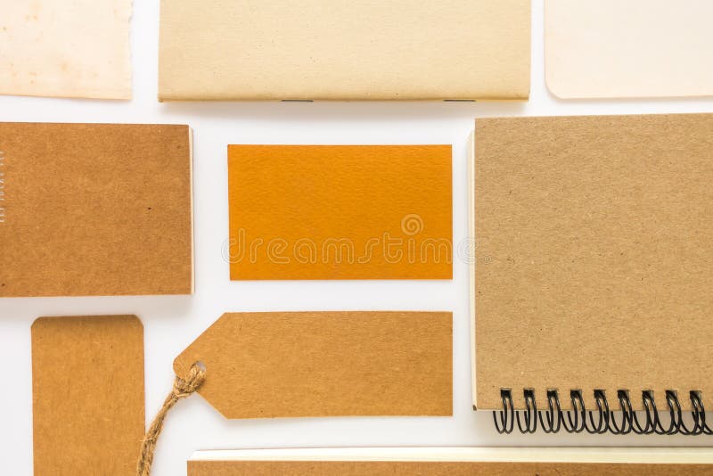 Collection of Various Paper, Cardboard, Tag, Card and Book with Stock ...