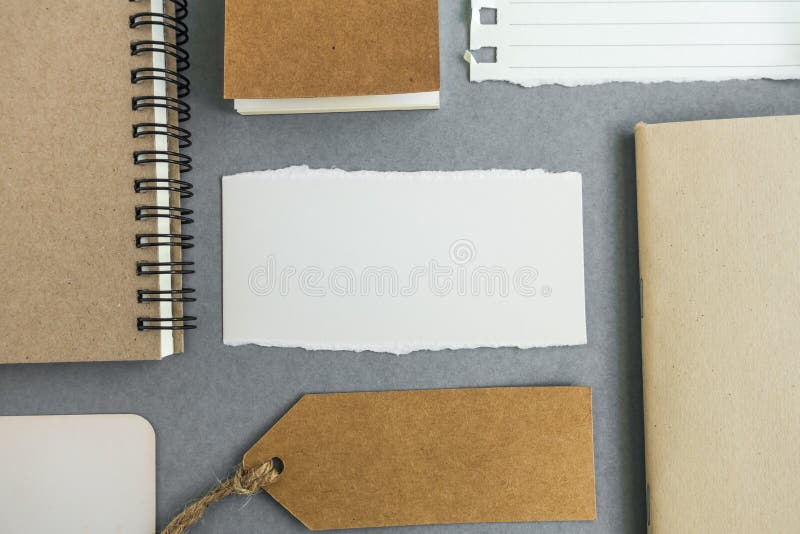 Collection of Various Paper, Cardboard, Tag, Card and Book with Stock ...