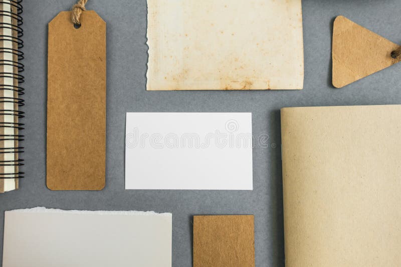 Collection of Various Paper, Cardboard, Tag, Card and Book with Stock ...