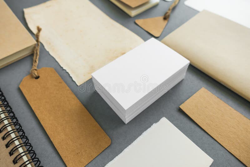 Collection of Various Paper, Cardboard, Tag, Card and Book with Stock ...