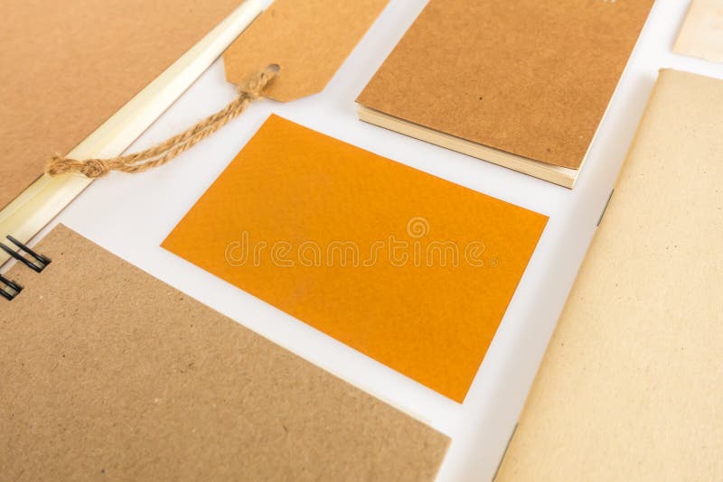 Collection of Various Paper, Cardboard, Tag, Card and Book with Stock ...