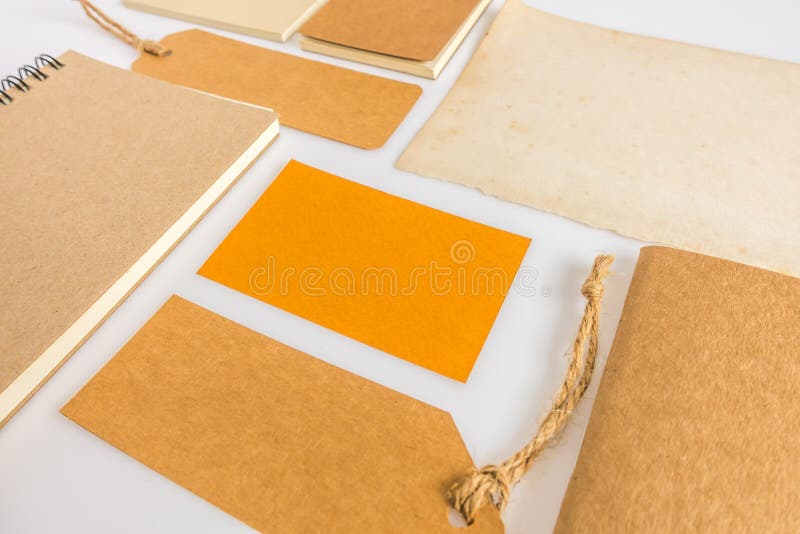 Collection of Various Paper, Cardboard, Tag, Card and Book with Stock ...
