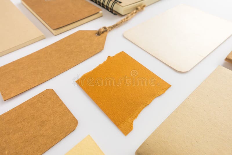 Collection of Various Paper, Cardboard, Tag, Card and Book with Stock ...