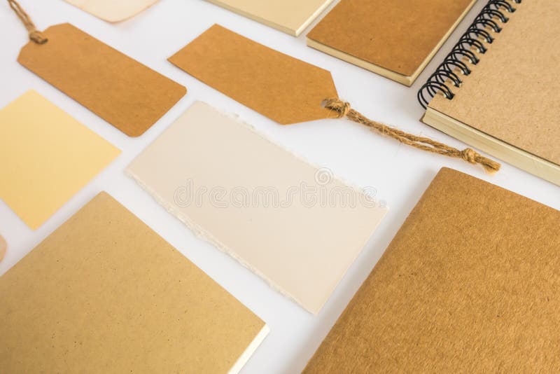 Collection of Various Paper, Cardboard, Tag, Card and Book with Stock ...