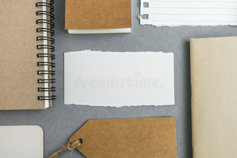 Collection of Various Paper, Cardboard, Tag, Card and Book with Stock ...