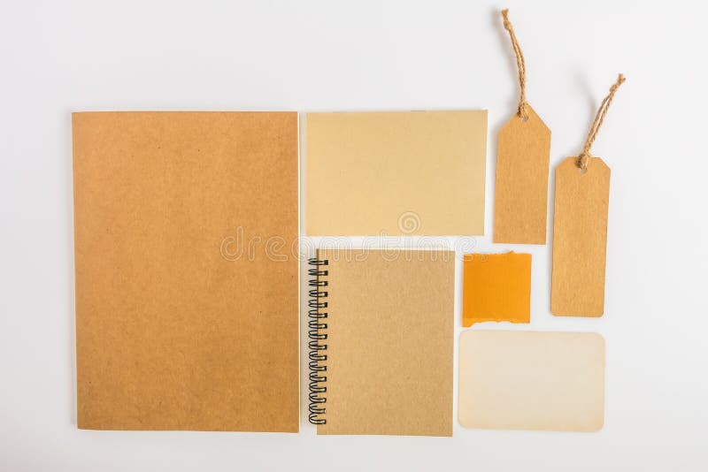 Collection of Various Paper, Cardboard, Tag, Card and Book with Stock ...