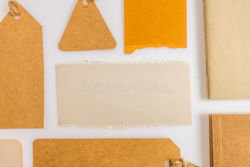 Collection of Various Paper, Cardboard, Tag, Card and Book with Stock ...