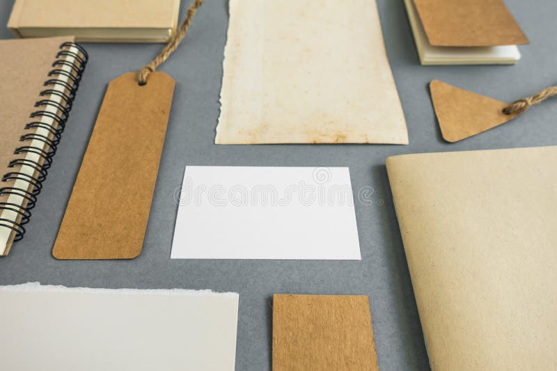 Collection of Various Paper, Cardboard, Tag, Card and Book with Stock ...