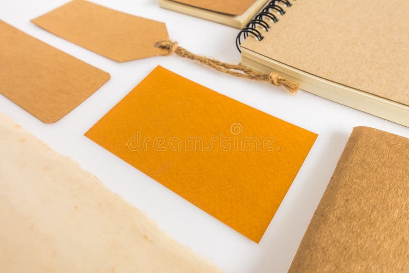 Collection of Various Paper, Cardboard, Tag, Card and Book with Stock ...