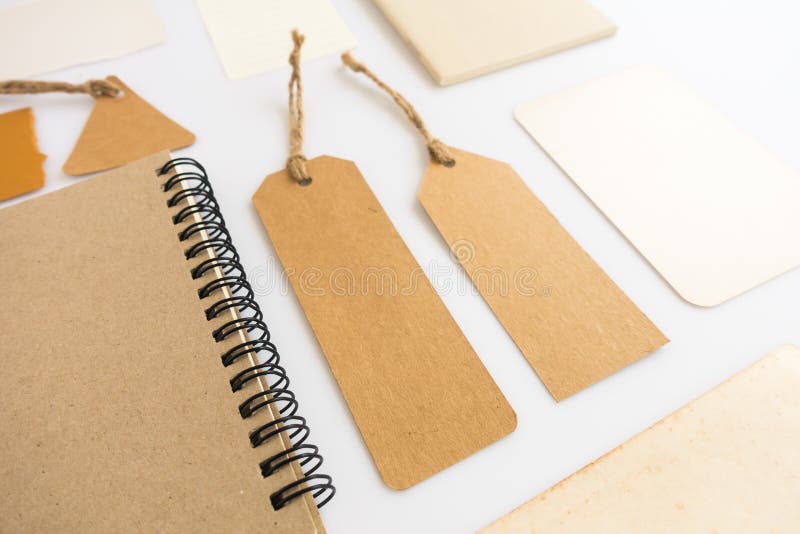 Collection of Various Paper, Cardboard, Tag, Card and Book with Stock ...