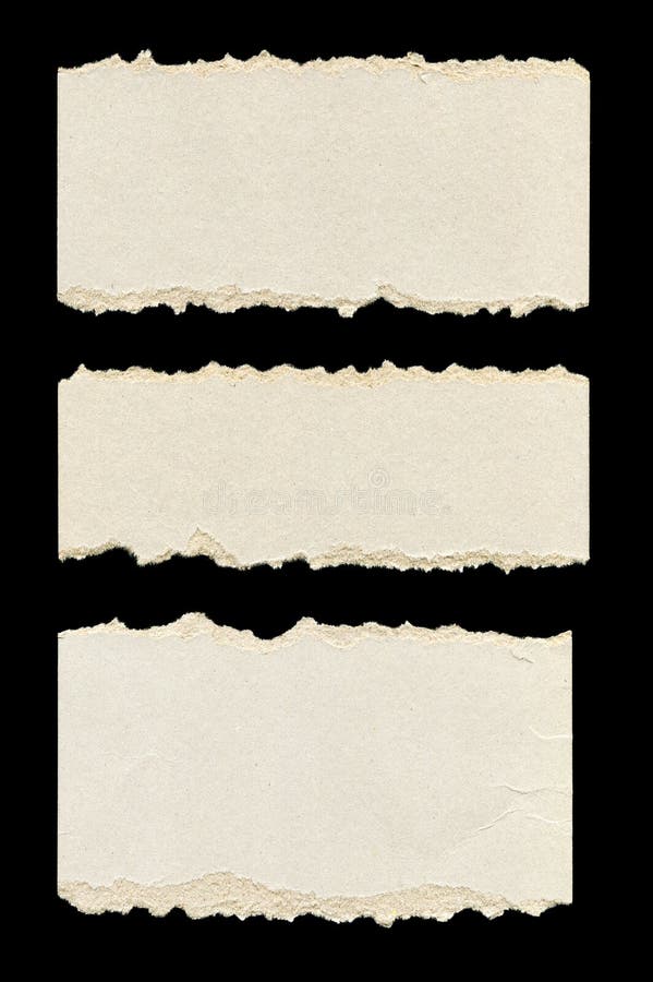 Collection of Various Pieces of Note Paper on Black Stock Image - Image ...