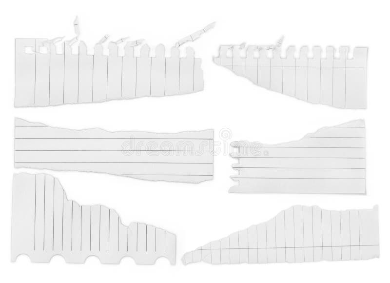 Collection of Various Pieces of Note Paper Stock Illustration ...