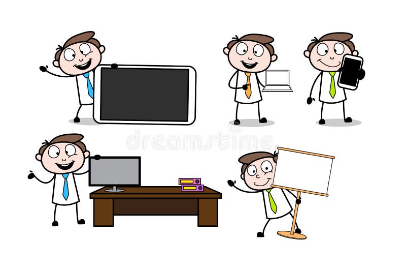 Collection of Various Presentation Cartoon Professional Stock ...