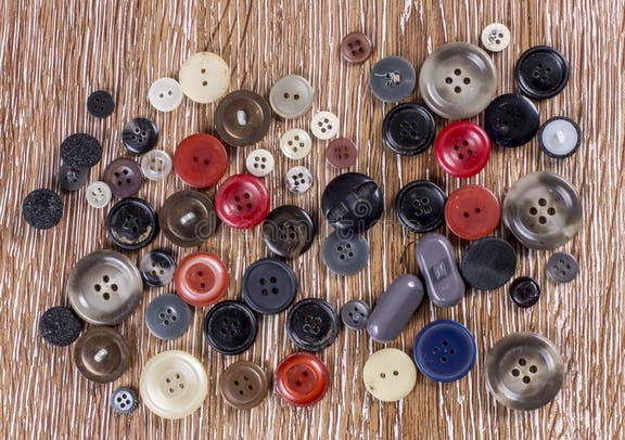 Collection of Various Sewing Button Stock Photo - Image of textile ...
