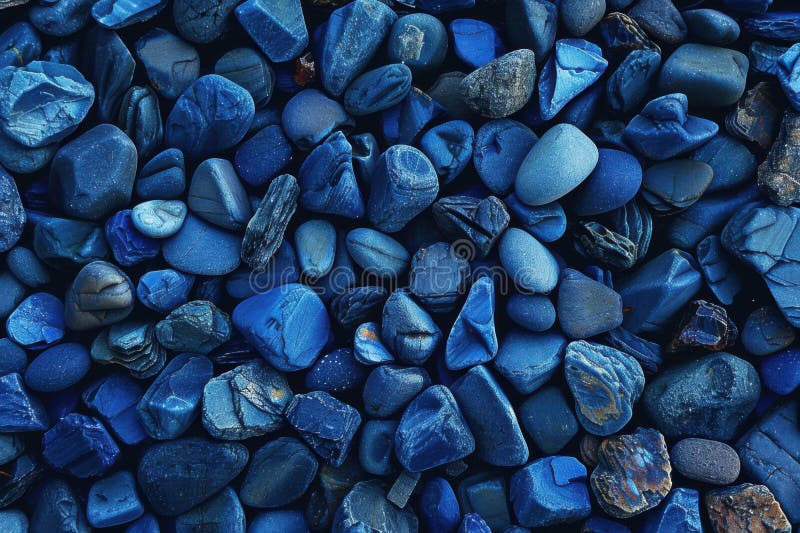 Blue Pebbles stock illustration. Illustration of texture - 342137237