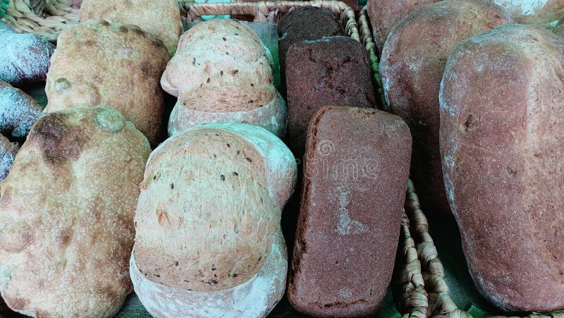 A Collection of Various Artisanal Bread Varieties is Showcased ...