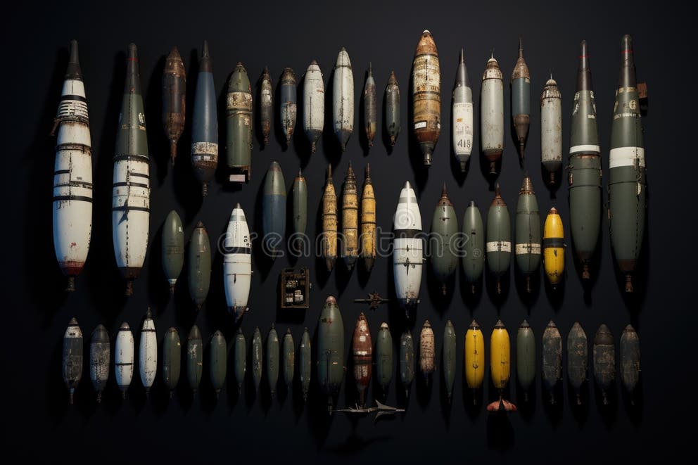 A Collection of Various Types of Rockets Hanging on a Wall. Perfect for ...