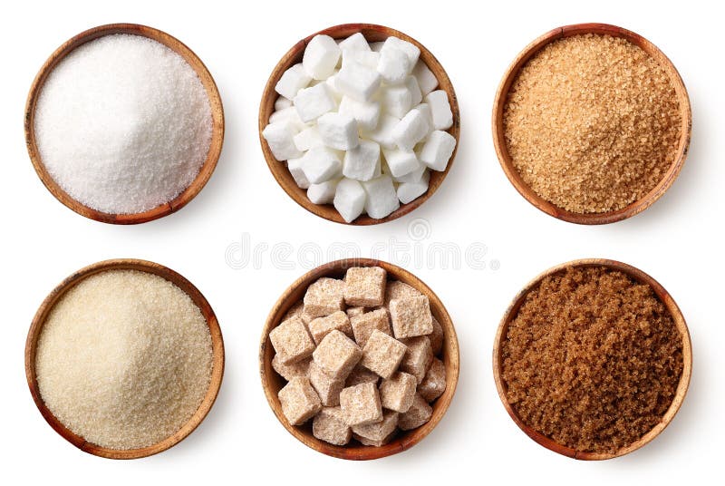 Collection of Various Types of Sugar Stock Photo - Image of energy ...