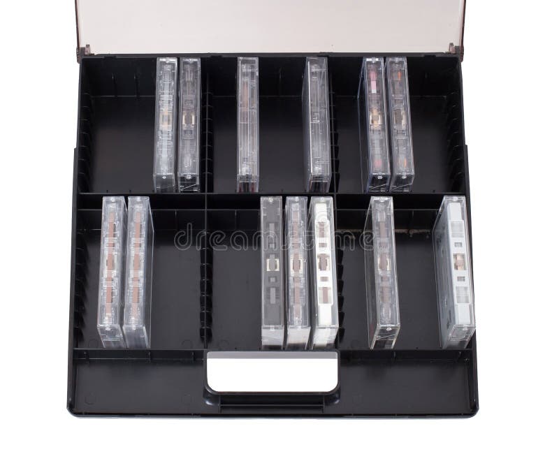 Collection of Various Vintage Audio Tapes Stock Image - Image of disco ...
