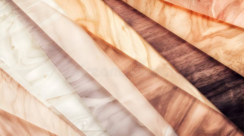 A Collection of Various Wood Veneer Sheets in Different Colors and ...
