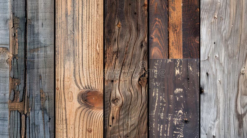 Collection of Various Wooden Planks Showcasing Different Textures and ...