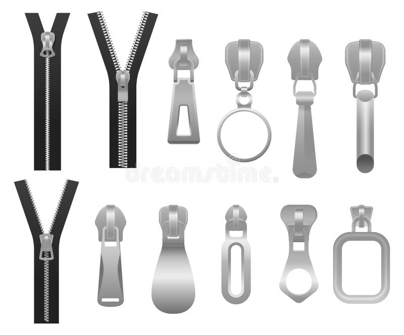 Zipper Types Stock Illustrations – 125 Zipper Types Stock Illustrations ...