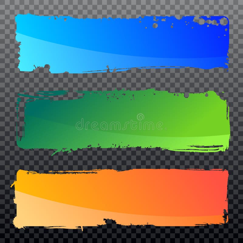 Collection of Vector Abstract Grunge Banners Stock Vector ...