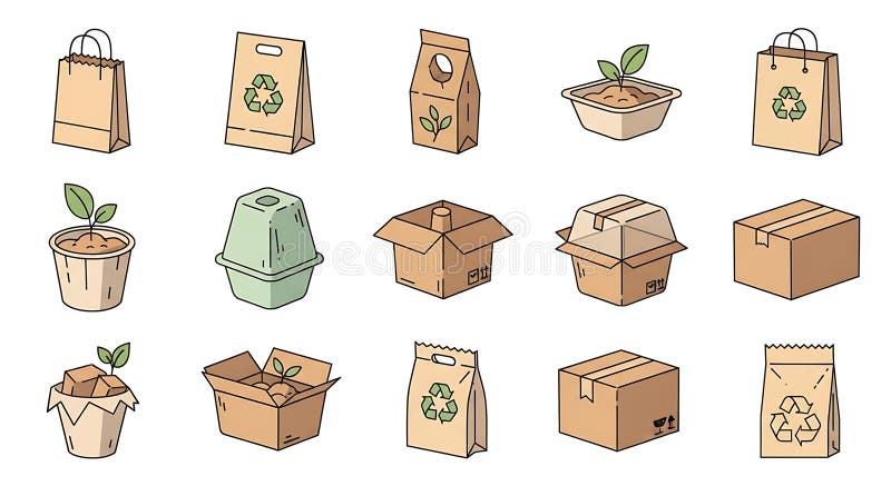 Plantable Containers Stock Illustrations – 4 Plantable Containers Stock ...