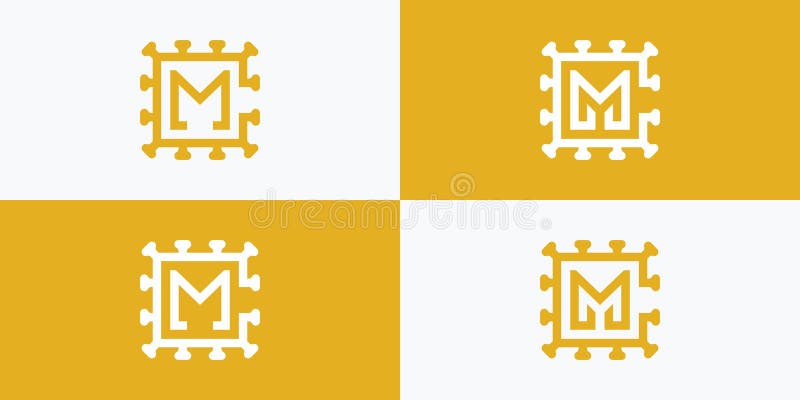 A Collection of Vector Logo Designs for the Initials Letter M in a ...