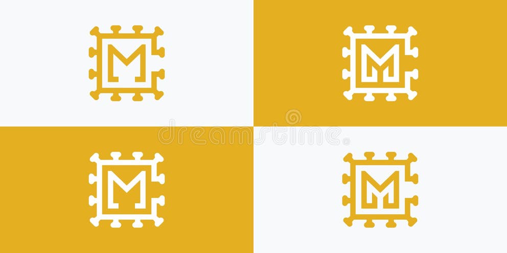 A Collection of Vector Logo Designs for the Initials Letter M in a ...