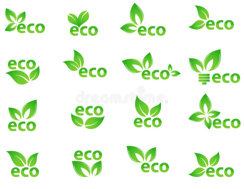 Collection of vector logos stock vector. Illustration of element - 29299990