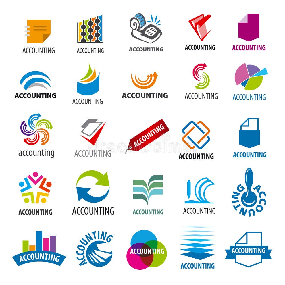 Collection Vector Logos Accounting Report Stock Illustrations – 2 ...