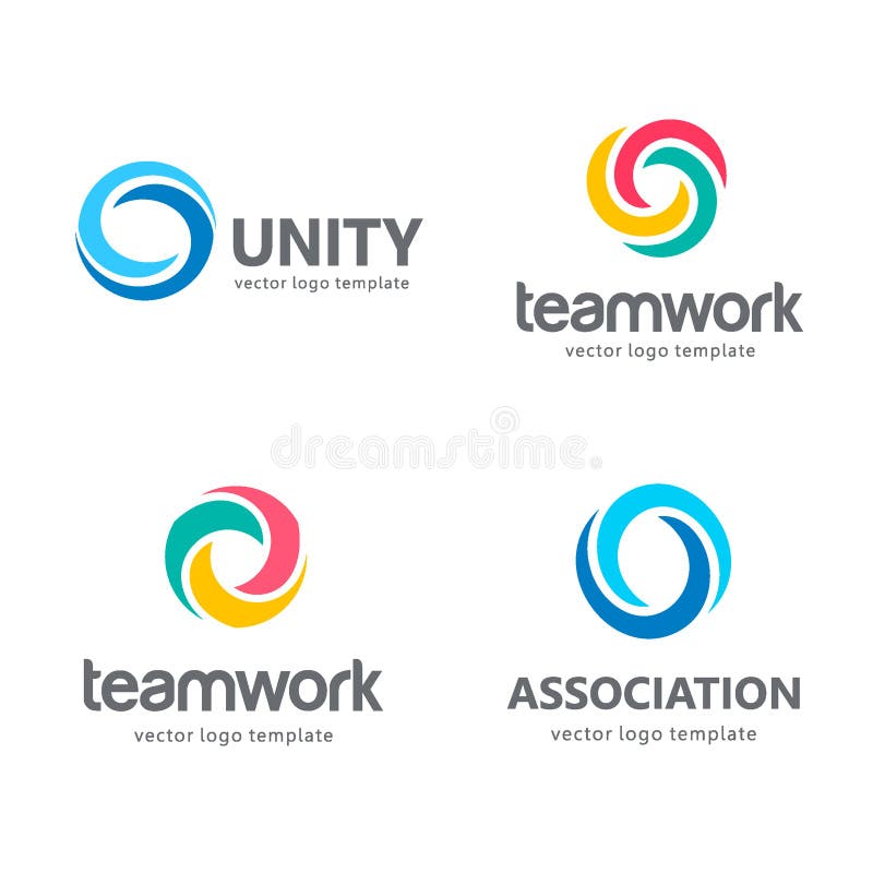 Collection of Vector Logos for Your Business. Association, Unity, Team ...