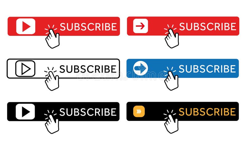 Collection of Vector Subscribe Now Horizontal Banner. Stock ...