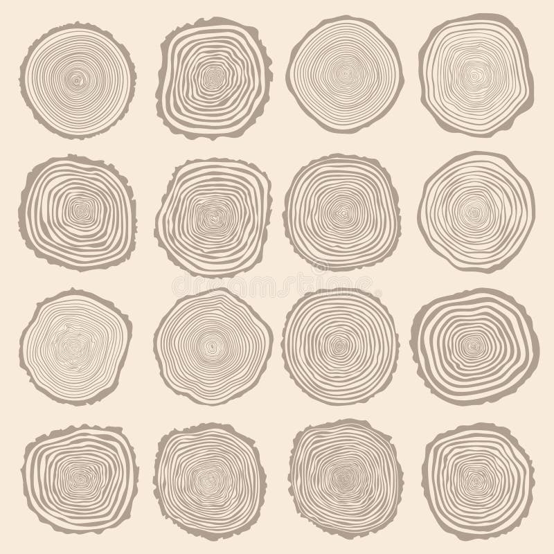 Vector Conceptual Background Tree Rings Stock Illustrations – 515 ...