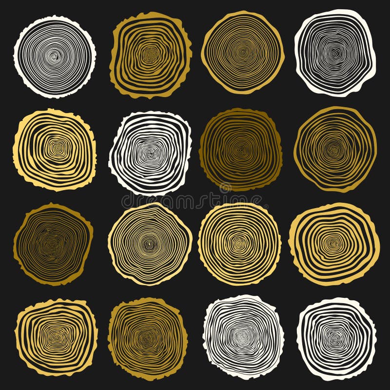 Vector Conceptual Background Tree Rings Stock Illustrations – 327 ...