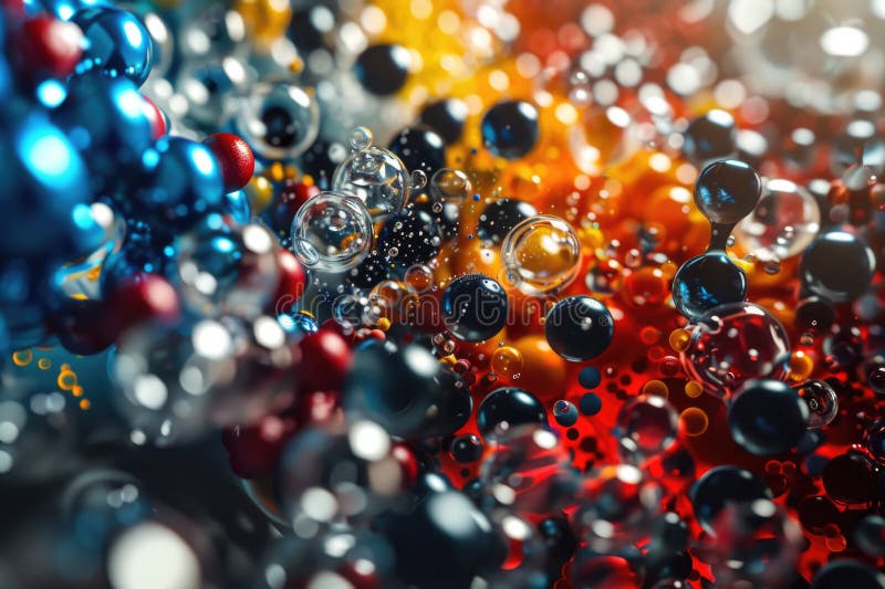 A Collection of Vibrant Balls Captured in a Tight Shot Stock Photo - Image of joyful, social ...