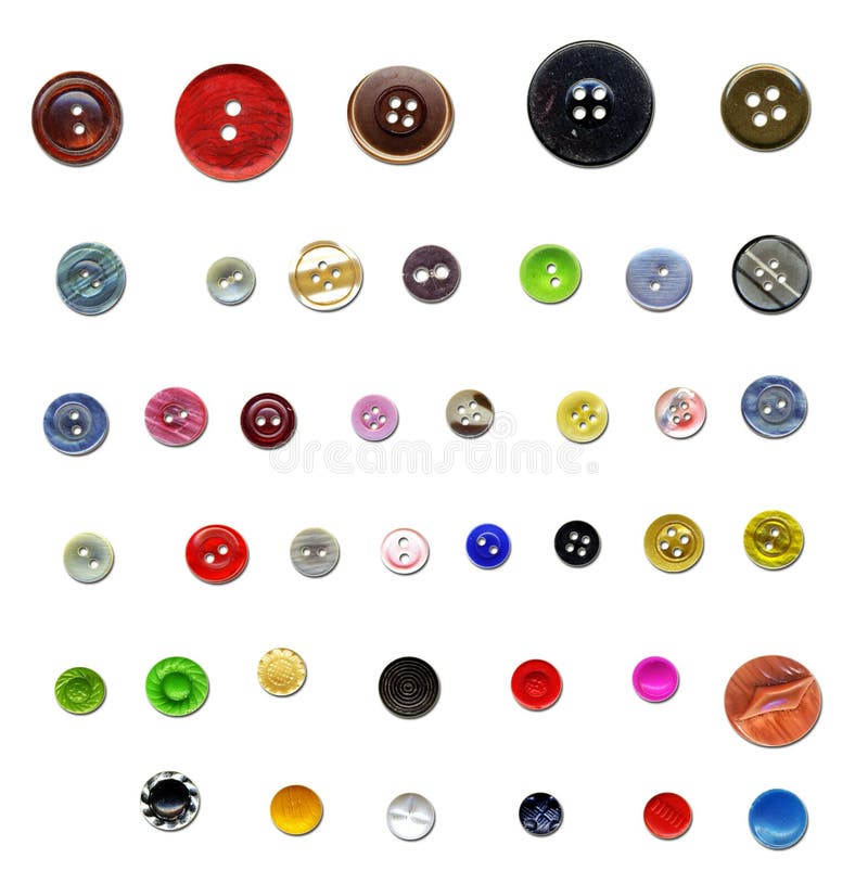 Sewing button clothing stock illustration. Illustration of assorted ...