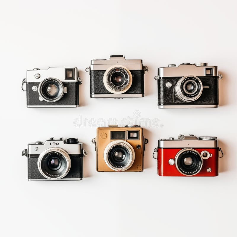 Analog Vintage Cameras Stock Illustrations – 224 Analog Vintage Cameras ...