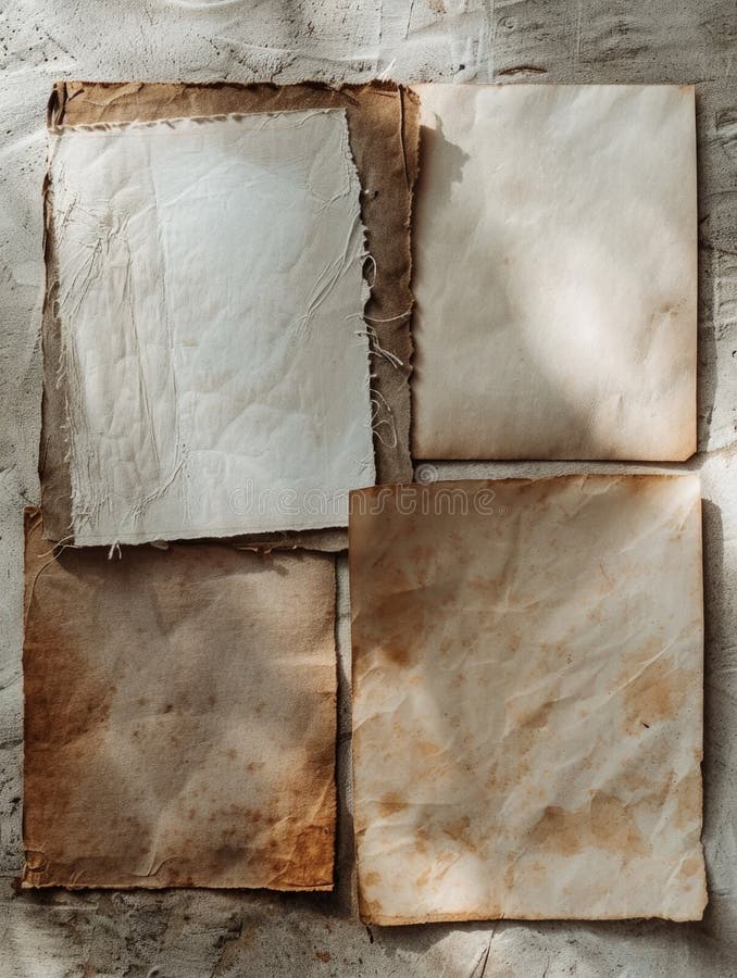 Old papers on table stock photo. Image of office, reading - 372343076