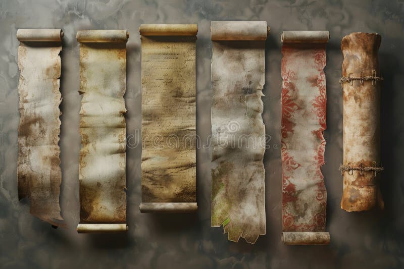 A Collection of Vintage Documents and Notes Displayed on a Wall, Useful ...