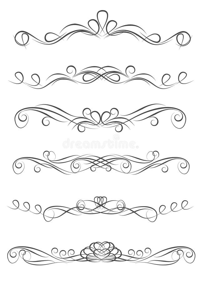 Decorative divider stock vector. Illustration of designs - 24936725