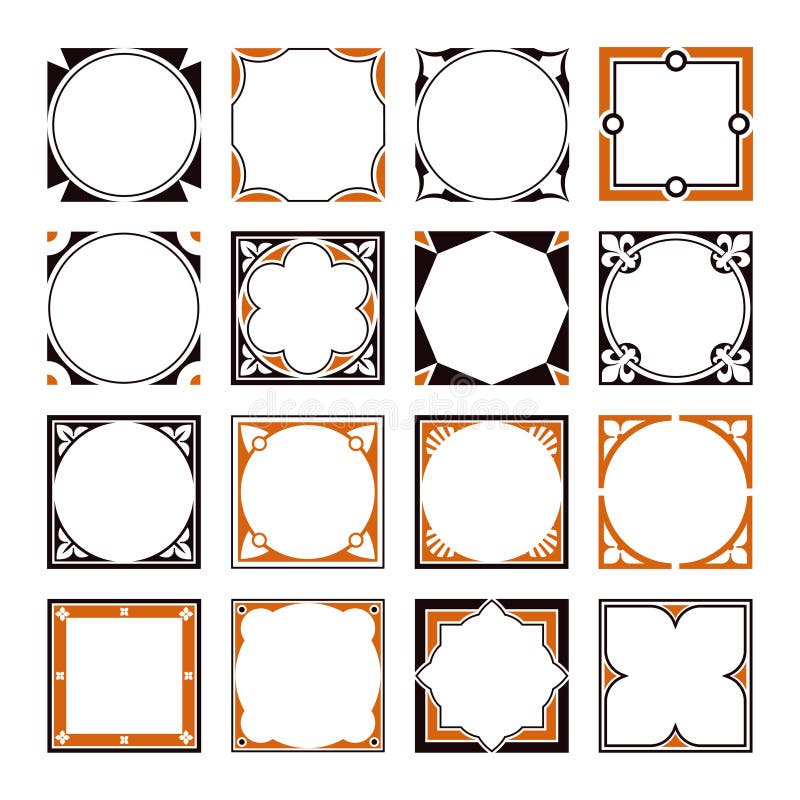 Square Border Designs