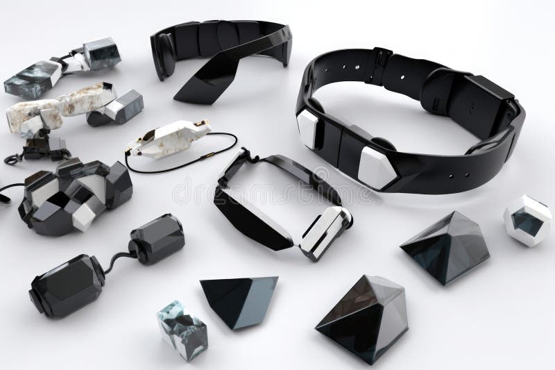 A Collection of Wearable Tech Devices, Each with Its Own Unique ...