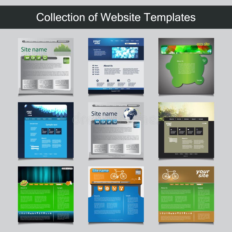 Collection of Website Templates for Your Business - Nine Nice and ...