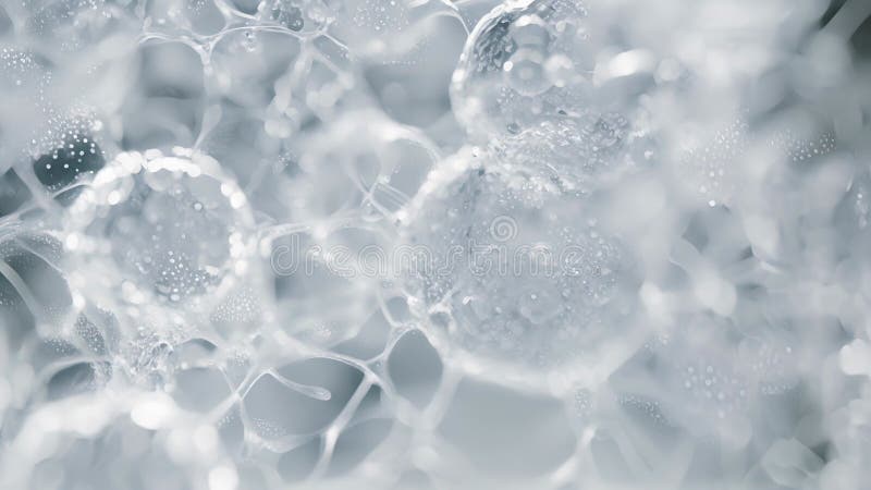 Collection of White Cells Forming a Protective Web Working Together To ...