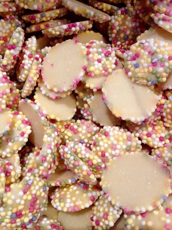 Sweets with Hundreds and Thousands Stock Photo - Image of unhealthy ...