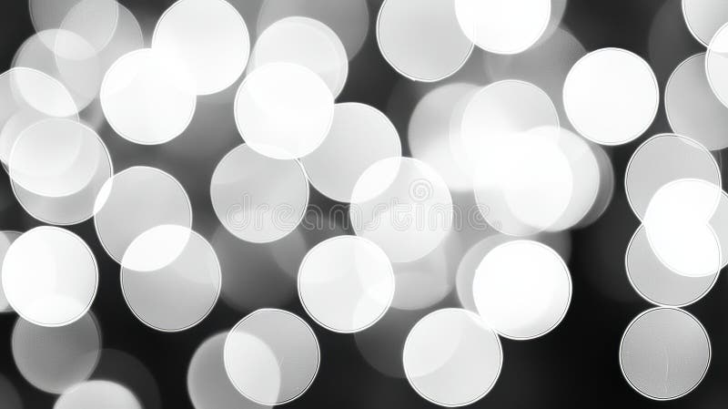 A Collection of White Circles with Varying Sizes and Positions ...